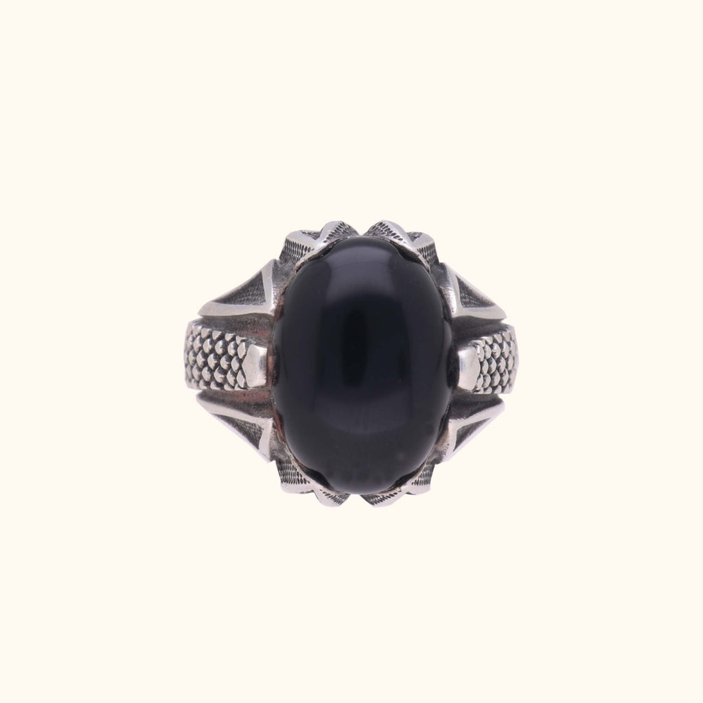 Antique Black Stone Men's Ring – RANKA JEWELLERS PC PRIVATE LIMITED
