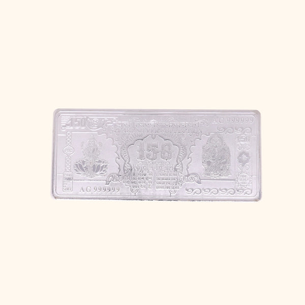 Silver 150Rs Note 150g – RANKA JEWELLERS PC PRIVATE LIMITED