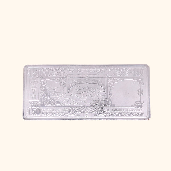 Silver 150Rs Note 150g – RANKA JEWELLERS PC PRIVATE LIMITED