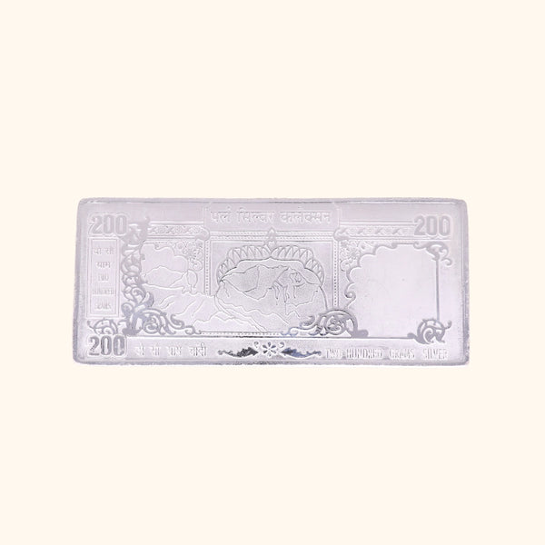 Silver 200Rs Note 200g – RANKA JEWELLERS PC PRIVATE LIMITED