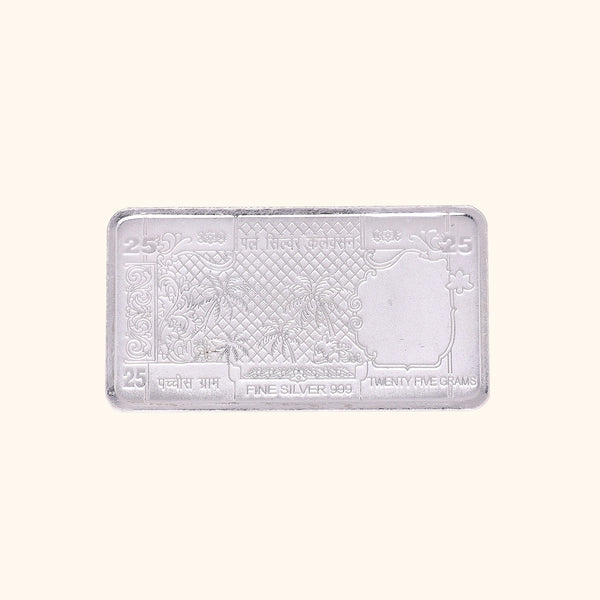 Silver 25Rs Note 25g – RANKA JEWELLERS PC PRIVATE LIMITED