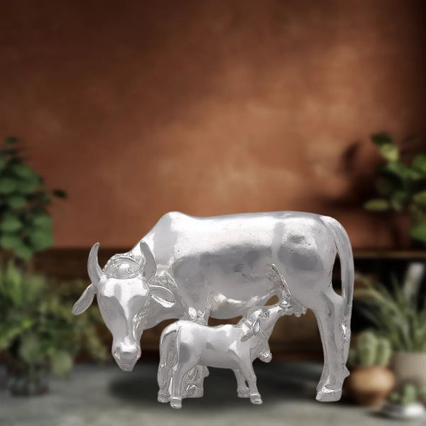 925 Silver Cow & Calf Medium Size – RANKA JEWELLERS PC PRIVATE LIMITED