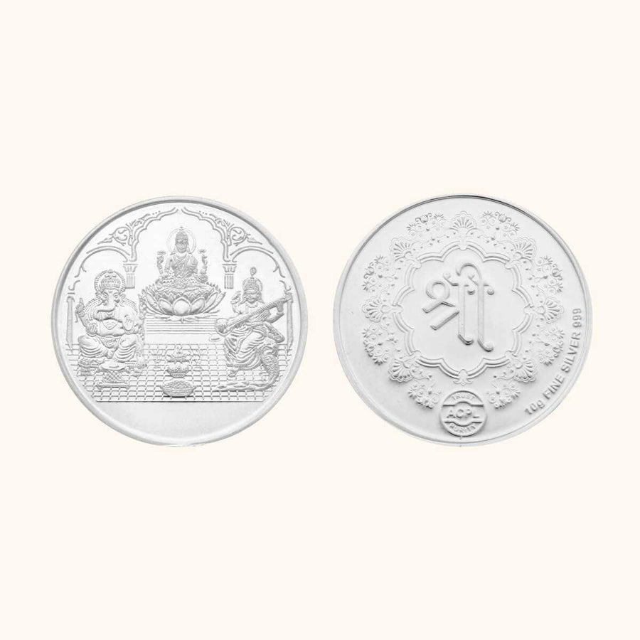 Buy Silver Coins Online India at 10 gms, 20gms, 50 gms & 100 gms ...